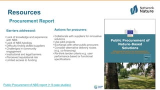 Presentation - Workshop on Scaling-up the implementation of nature ...