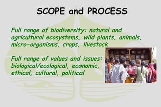Biodiversity Conservation, Sustainability, and Equity: Outcomes of ...
