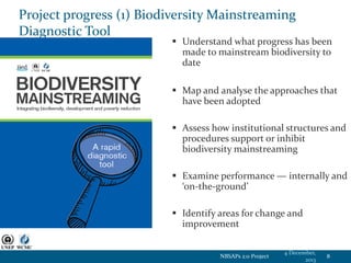 National Biodiversity Strategies & Action Plans 2.0: Project overview | PDF