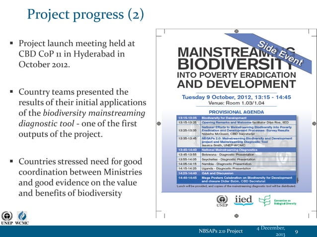 National Biodiversity Strategies & Action Plans 2.0: Project overview | PPT