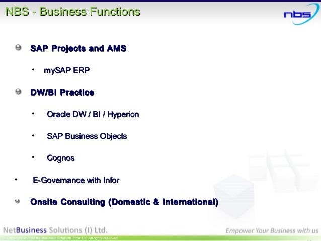 Netbusiness Solutions (I) Limited SAP Profile