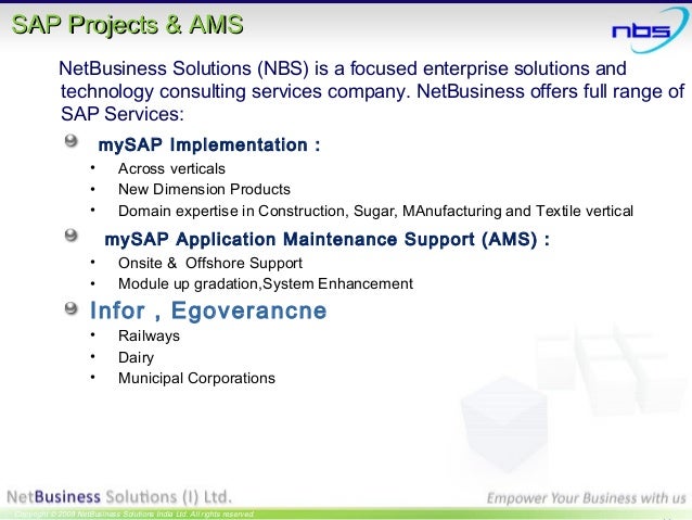 Netbusiness Solutions (I) Limited SAP Profile