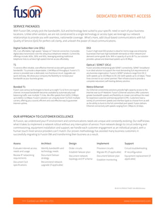 Fusion Dedicated Internet Access (DIA) | PDF