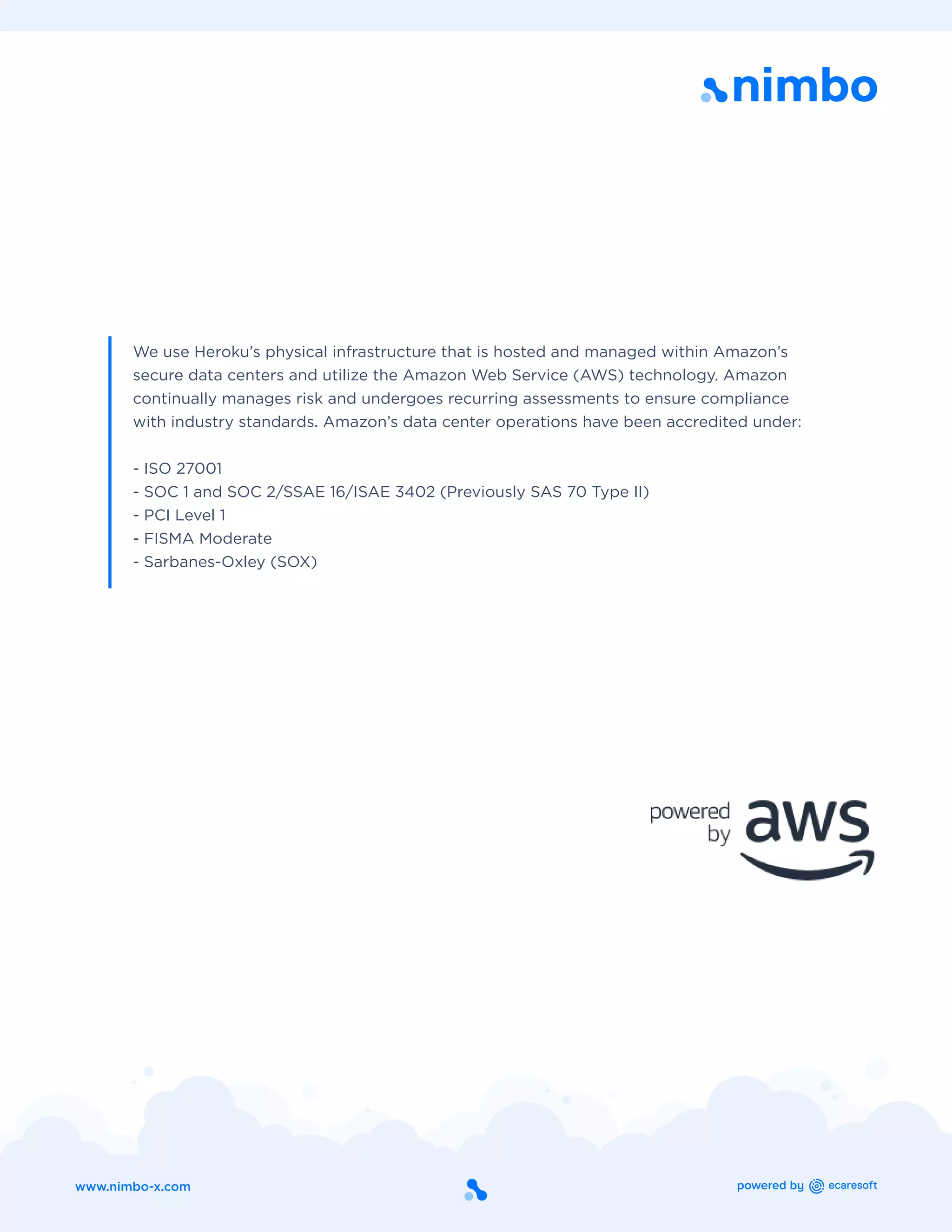 Nimbo Security Brochure | PDF | Computing | Technology & Computing