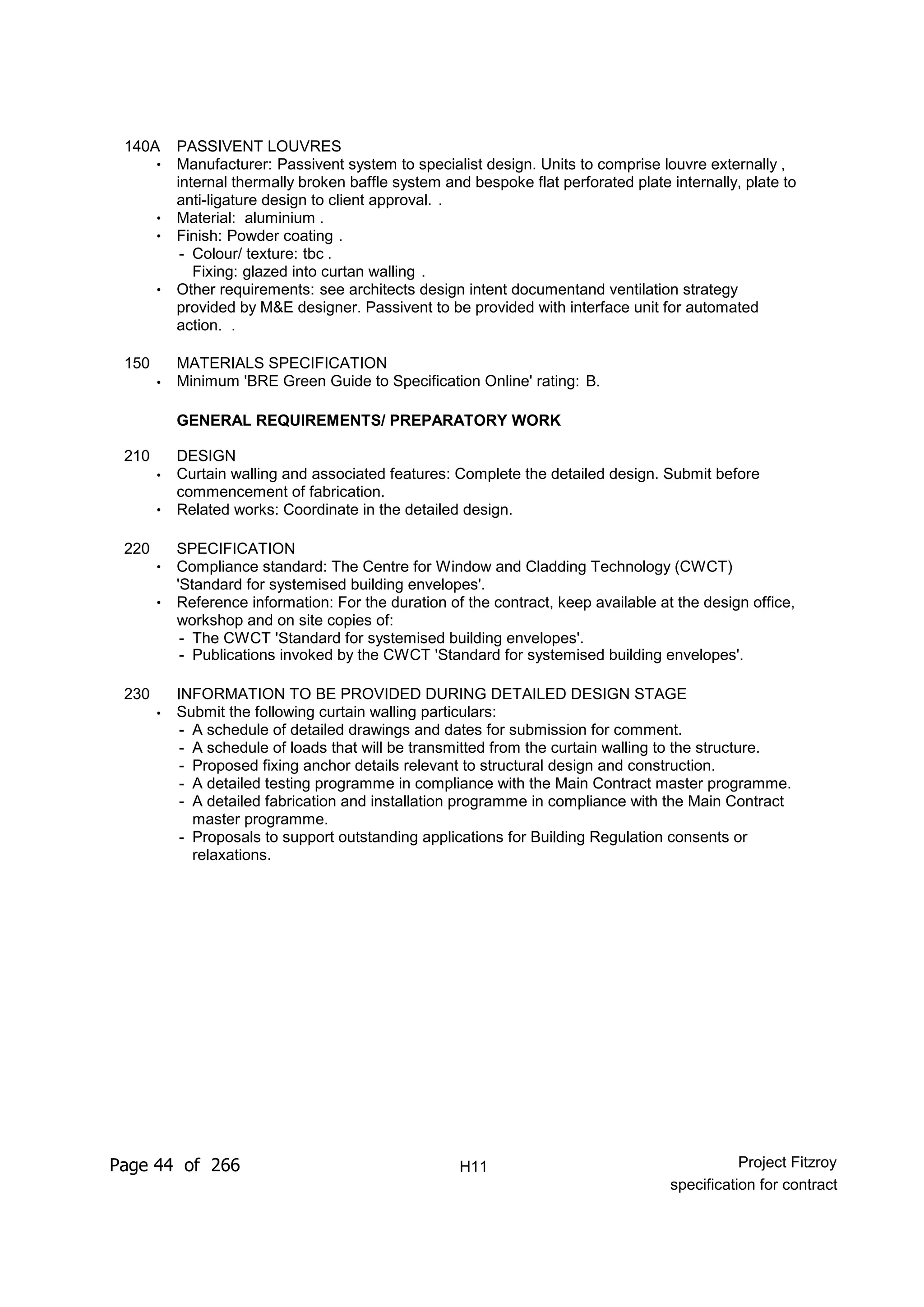 Nbs specification (updated for contract) | PDF