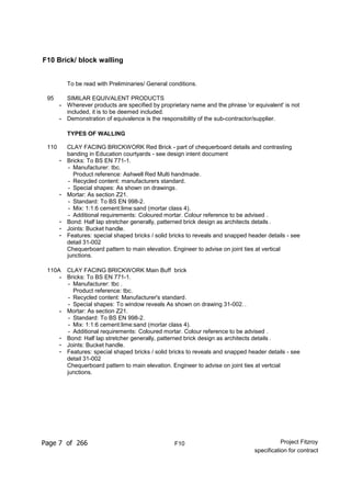 Nbs specification (updated for contract) | PDF