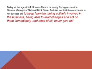 Success Story of National Book Store (NBS) | PPTX