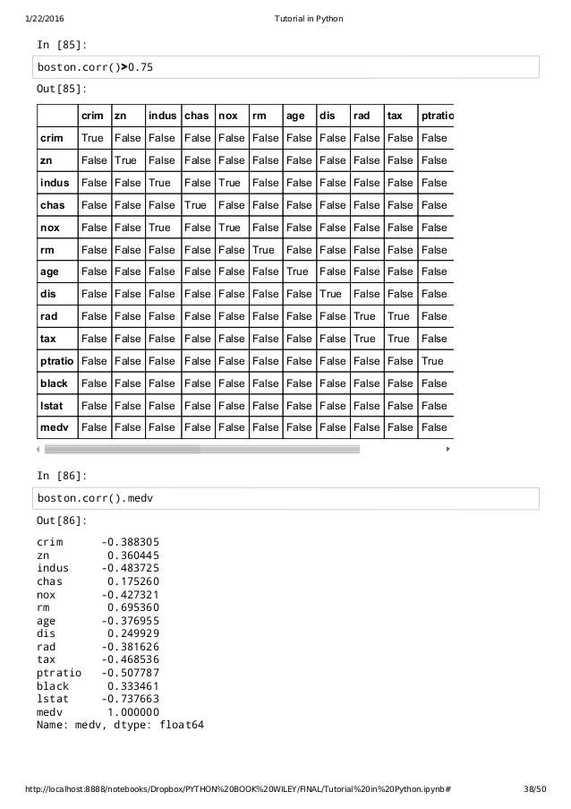 A Data Science Tutorial In Python Pdf 