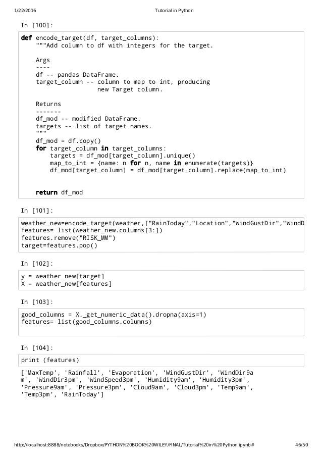 A Data Science Tutorial in Python | PDF