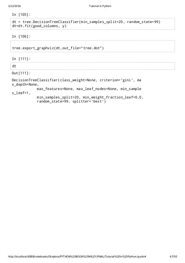 A Data Science Tutorial in Python | PDF