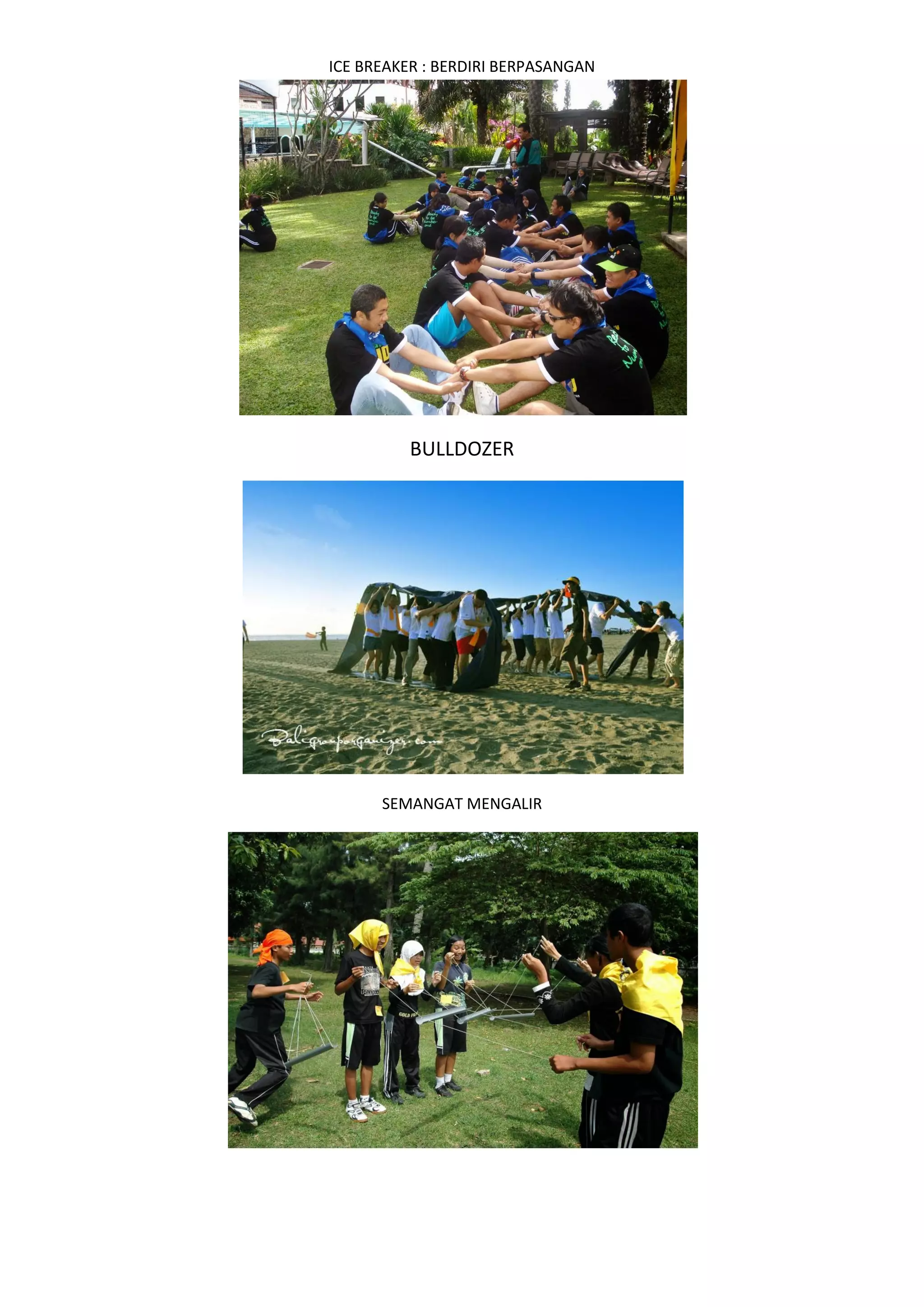 Contoh Games dan permainan outbound training | PDF