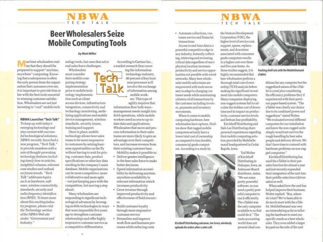 NBWA Tech Talk-----Part 1 | PPTX