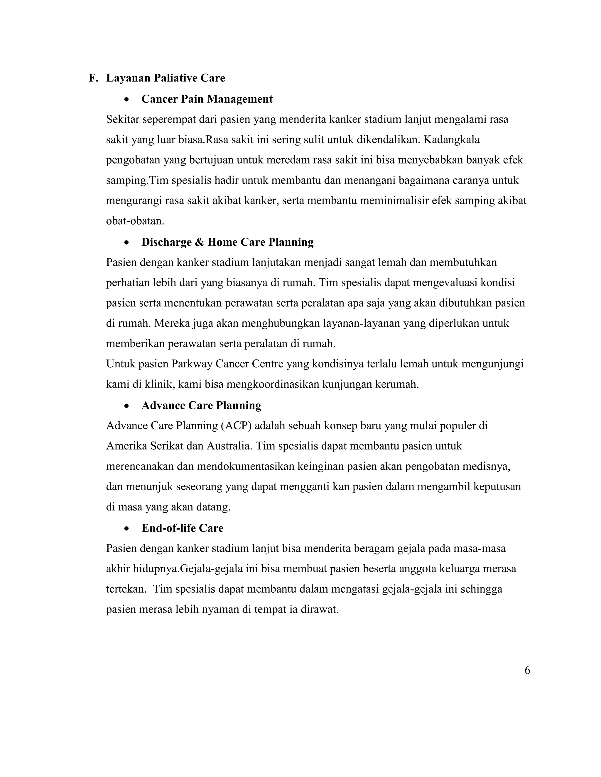 Palliative Care | DOCX