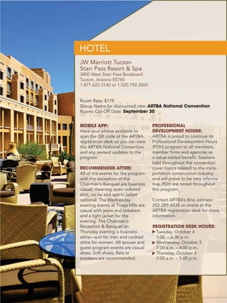 ARTBA 2016 National Convention Program | PDF