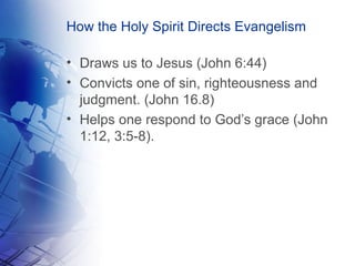 Holy Spirit and Evangelism | PPT