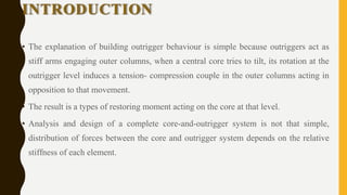 COMPARATIVE STUDY OF OUTRIGGER STRUCTURE WITH DIFFERENT CONFIGURATIONS ...