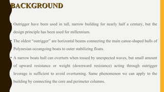 COMPARATIVE STUDY OF OUTRIGGER STRUCTURE WITH DIFFERENT CONFIGURATIONS ...