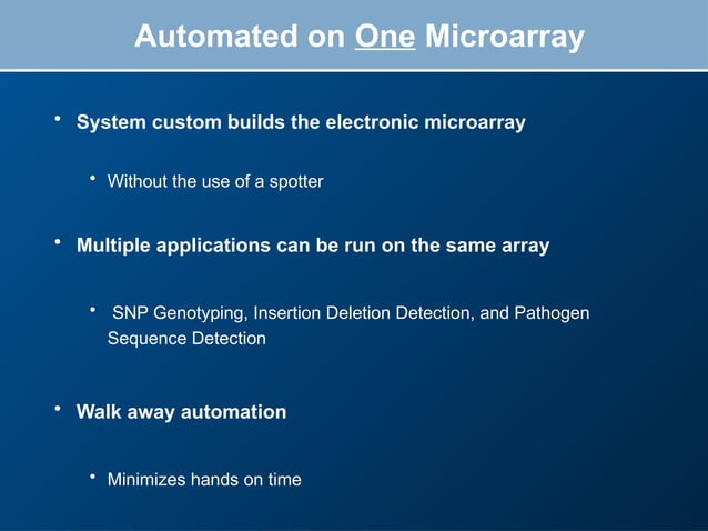 nanogen system 4000 microarrays snp.pptx