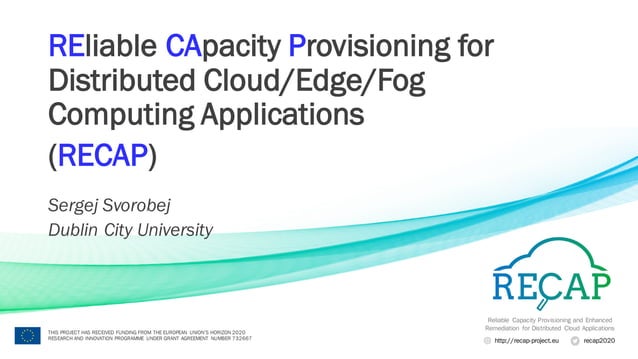 The Recap Project Large Scale Simulation Framework Ppt