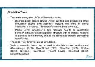 Simulating Heterogeneous Resources in CloudLightning | PPT