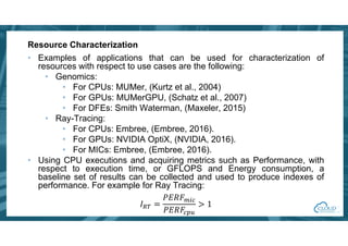 Simulating Heterogeneous Resources in CloudLightning | PPT