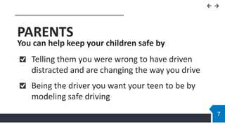 Distract Driving - Ethics & Professionalism | PPTX