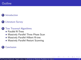 A survey on massively Parallelism for indexing multidimensional datasets on the GPU | PPT