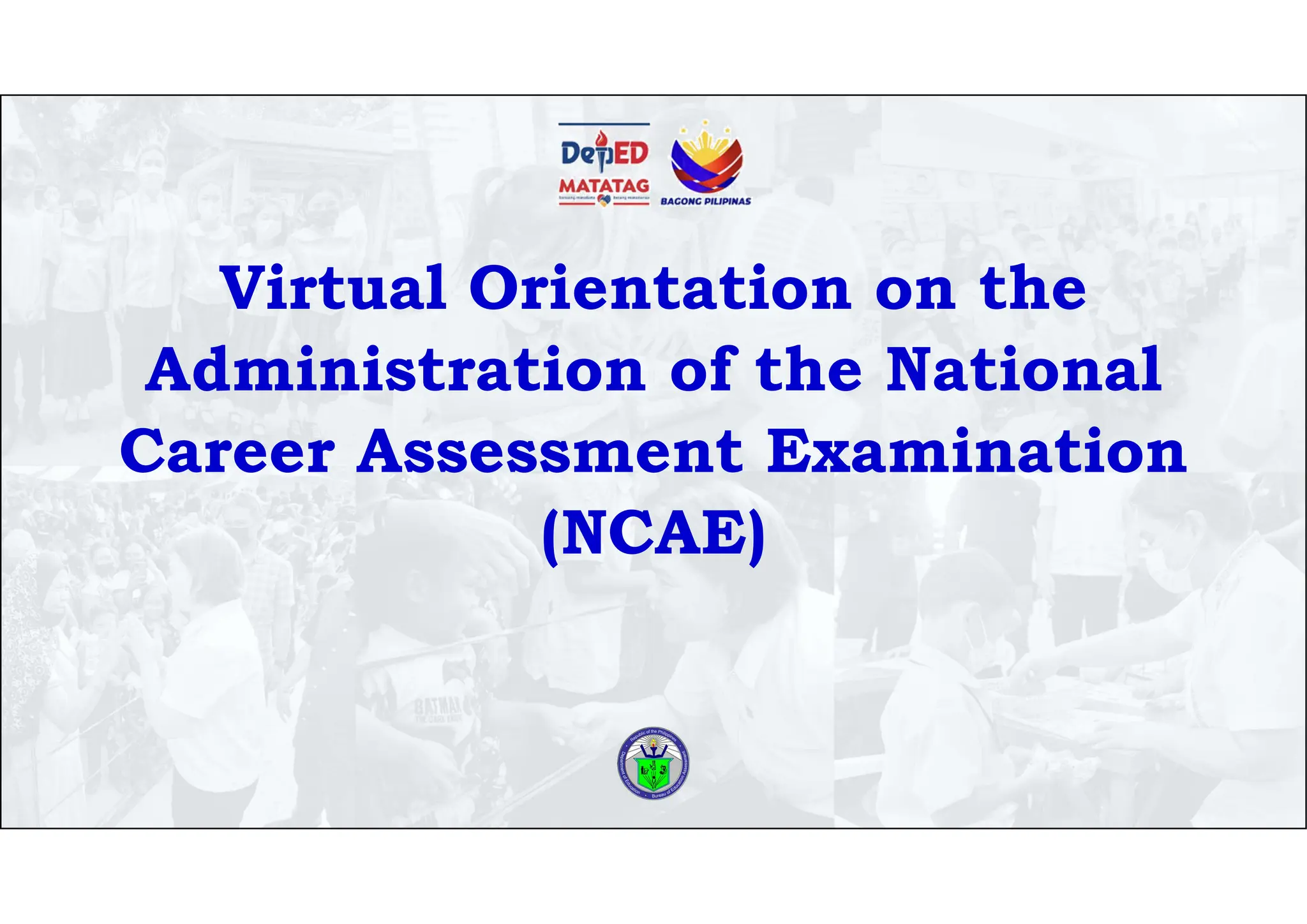 NCAE-SY2024-2025-Orientation for grade 10 | PDF