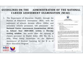 NCAE-SY24-25-Orientation-Power point presentation | PPTX