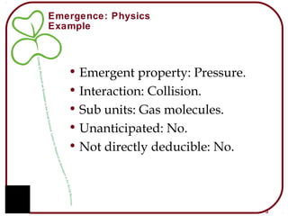 Emergence in Social Behaviour: Blessing or Curse? | PPT