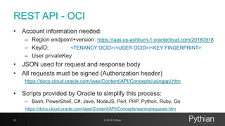 Automate your Oracle Cloud Infrastructure operation | PPT