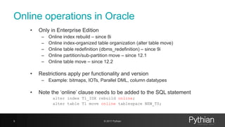 Redefining tables online without surprises | PPT