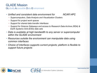 Ncar globally accessible user environment | PDF