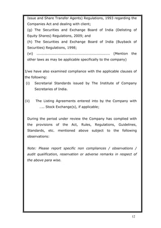 Nca rules chapter13 | PDF | Business Accounting & Finance | Business