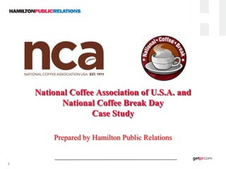National Coffee Assoc. Case Study | PPT