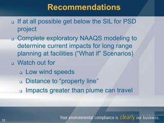 1-Hour NO2 NAAQS Air Quality Modeling | PPTX | Indoor Environmental ...