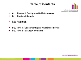 NCA Survey Of Consumer Complaints Behaviour | PPT