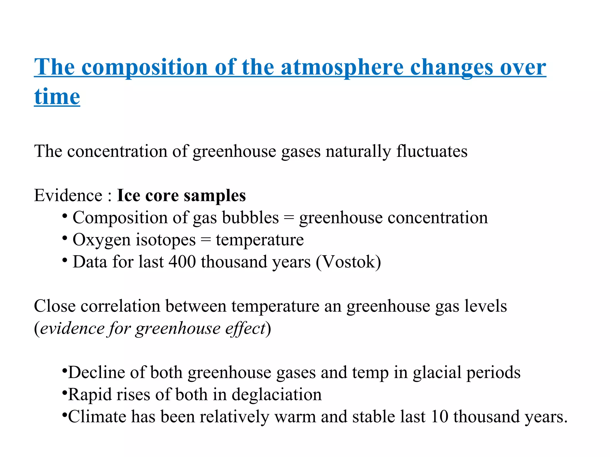 Causes Of The Greenhouse Effect (IB Standard) | PPT