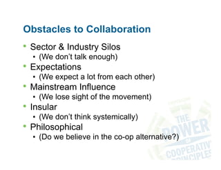 NCBA Cross-Sector Collaboration 2011 | PDF