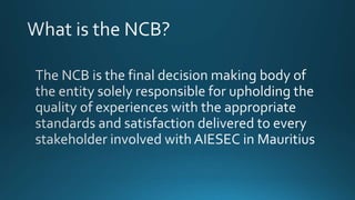 NCB Application Round 2 | PPTX