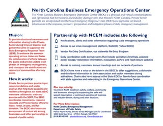 OCNC Business Emergency Preparedness Series: April 11 - Handout | PPT