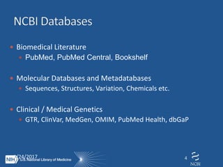 Ncbi basic intro_v_pitt_kent_osu | PPT