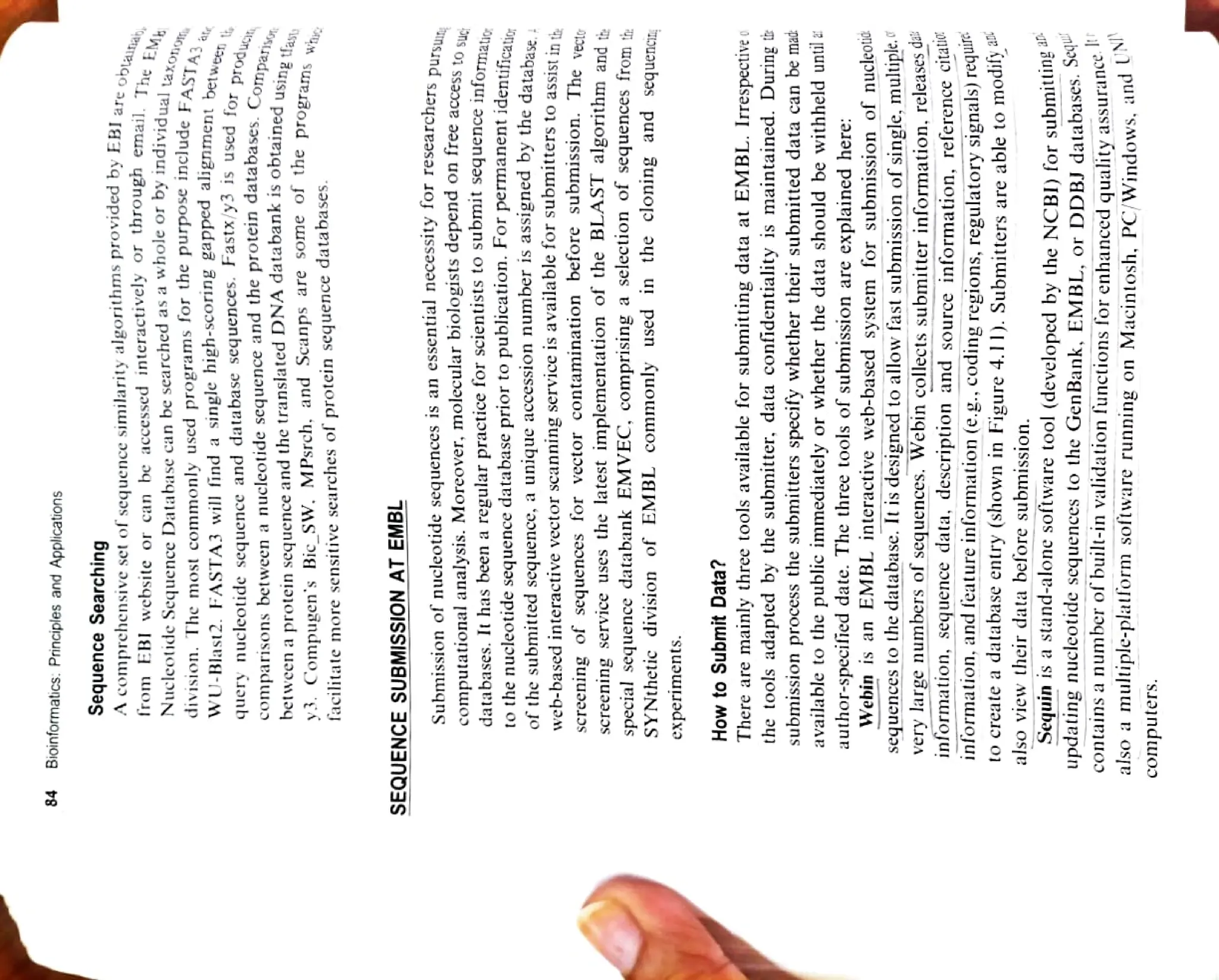 ncbi embl notes bioinformatics unit notes | PDF