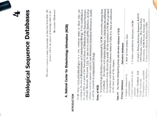ncbi embl notes bioinformatics unit notes | PDF