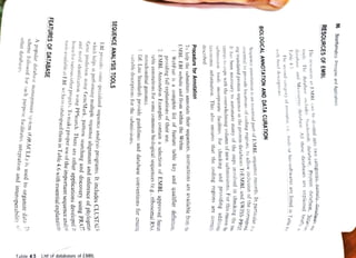 ncbi embl notes bioinformatics unit notes | PDF