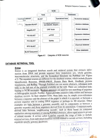 ncbi embl notes bioinformatics unit notes | PDF