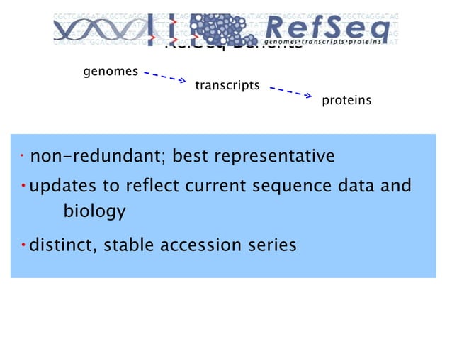 NCBI | PPT | Databases | Computer Software and Applications