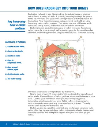 EPA Guide to Radon | PDF