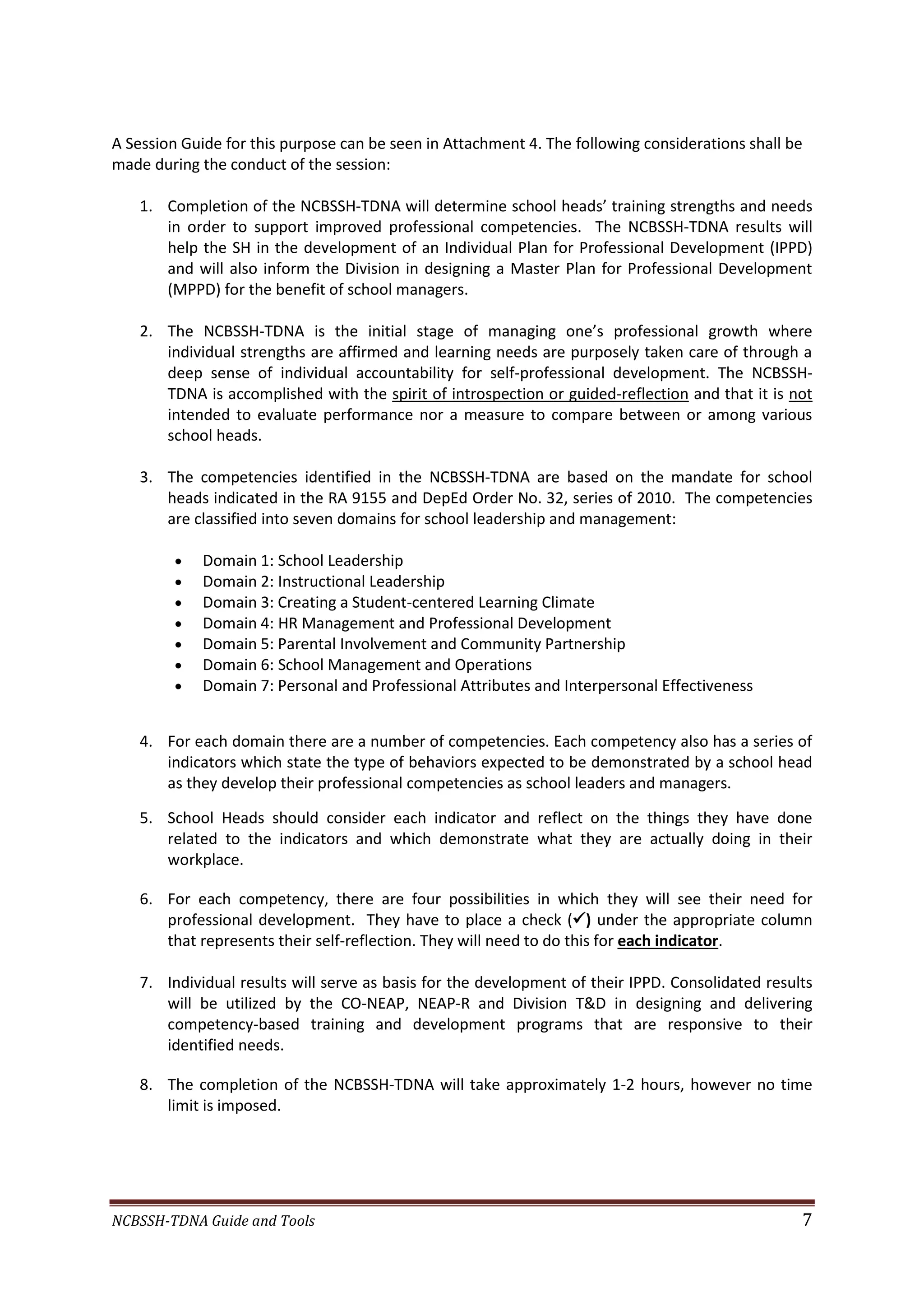 DepEd National Competency-Based Standards for School Heads | PDF
