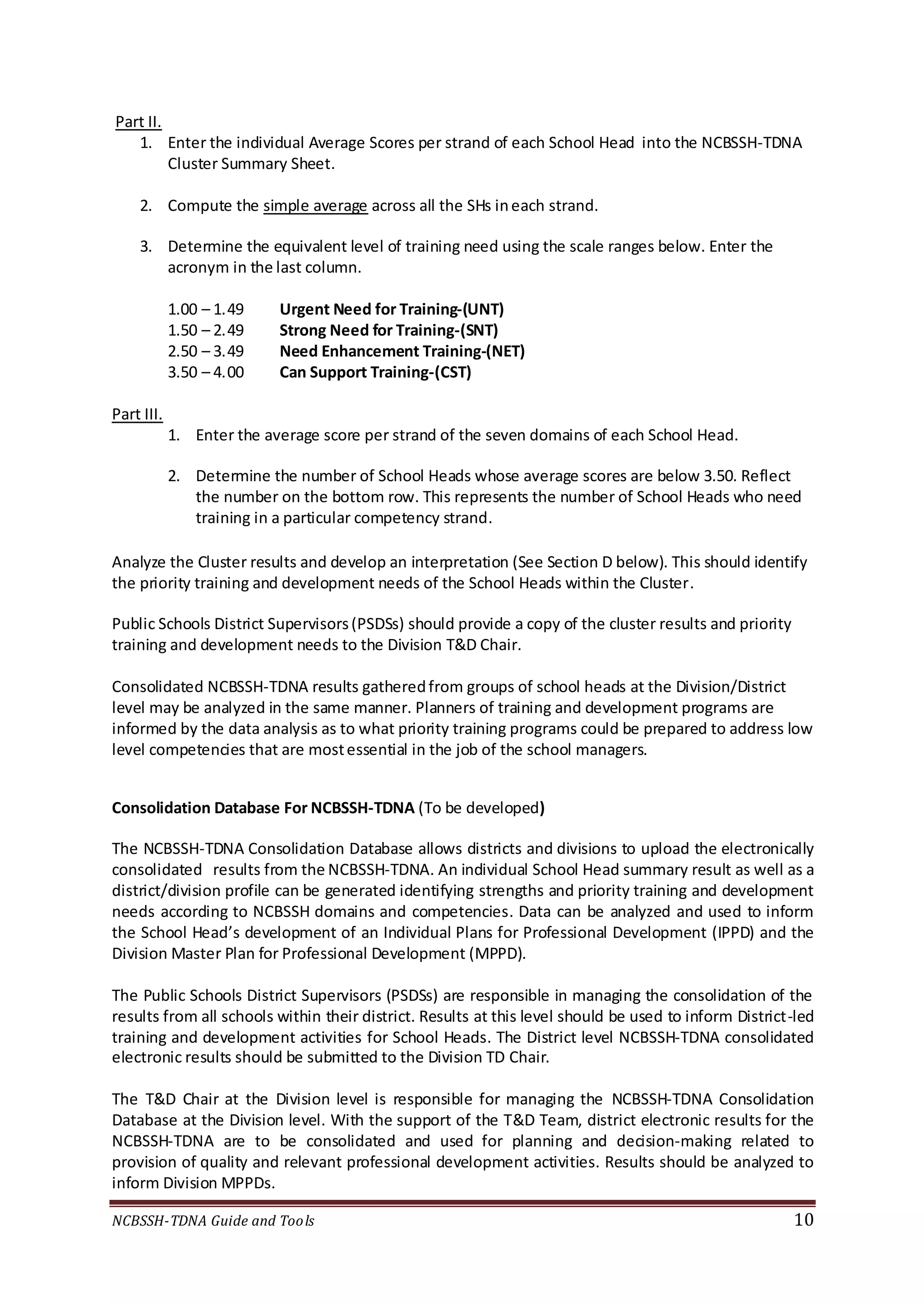 DepEd National Competency-Based Standards for School Heads | PDF